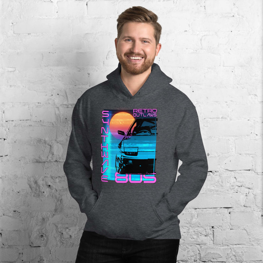 Synthwave 80s Vaporwave Hoodie Sweatshirt | – Retro Outlaws