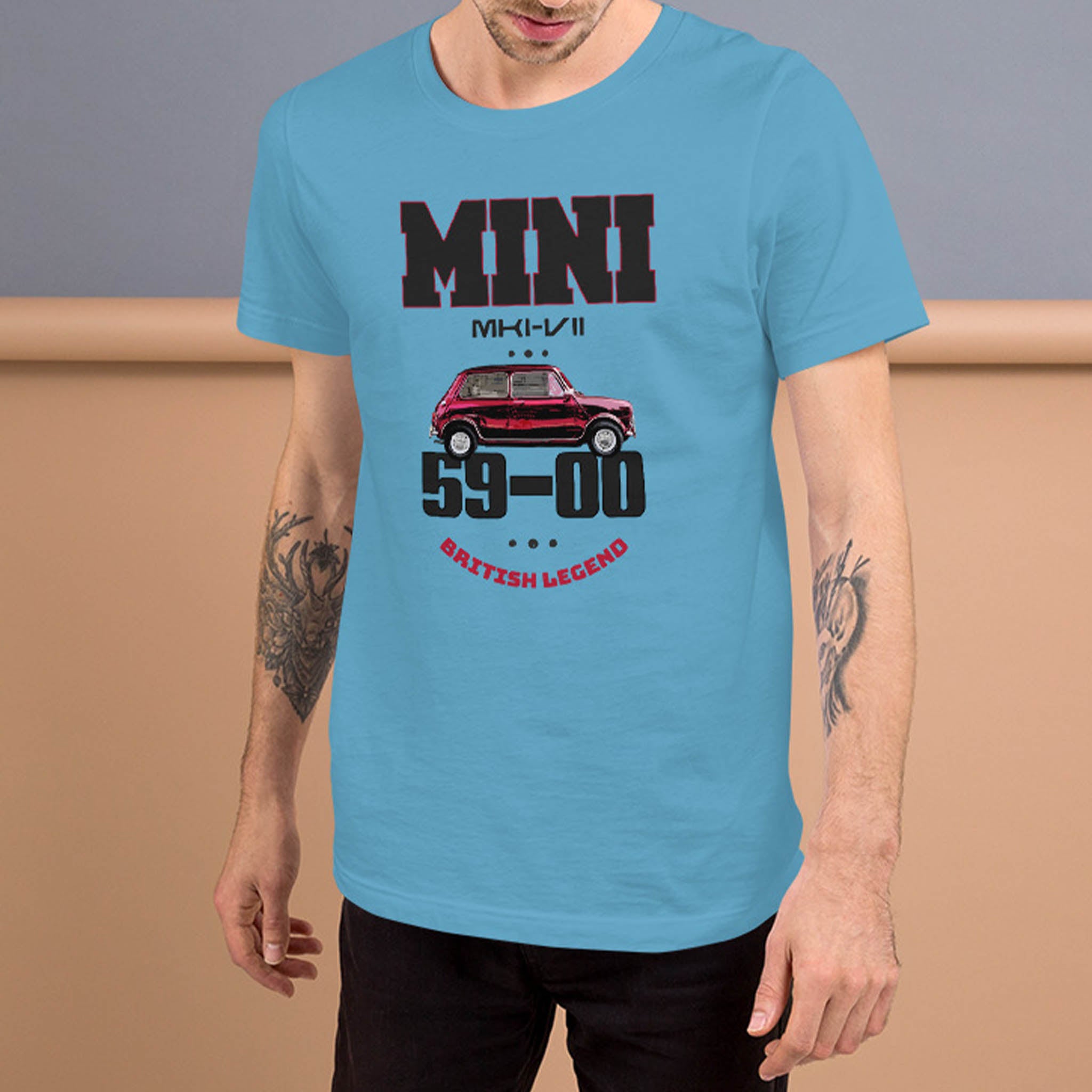 Mini Classic Great British Car T-Shirt Clothing Gift | – Retro Outlaws