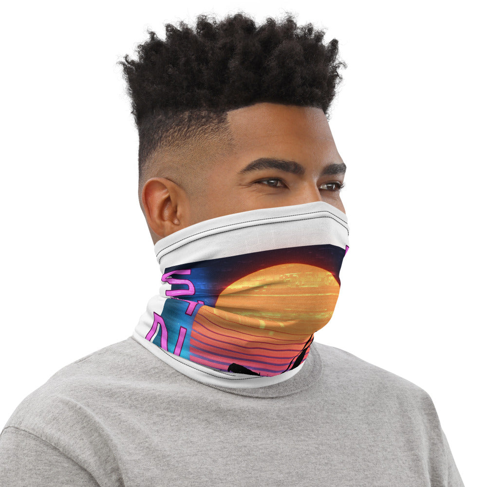 Synthwave Neck Gaiter Snood Face Mask | – Retro Outlaws
